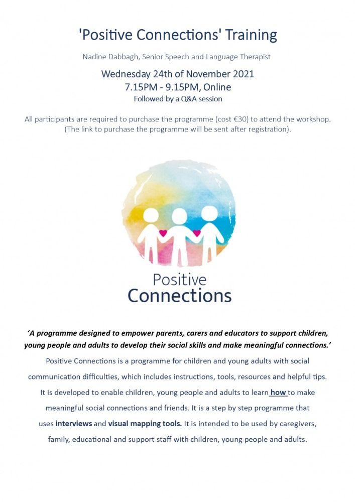 Positive Connections -Primary - Mayo Education Centre Ireland